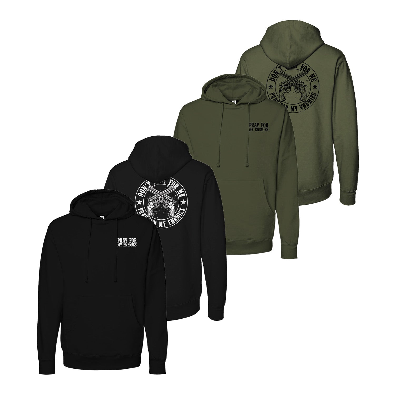 Pray For My Enemies Hoodie – JD DELAY GEAR