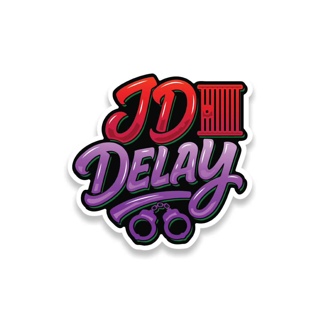 JD Delay Logo Sticker – JD DELAY GEAR